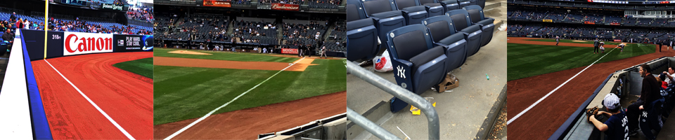 New York Yankees Front Row Tickets 130